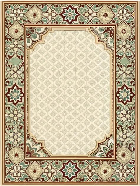 Elegant Classic Border Design In Intricate Pattern With Slender Accents