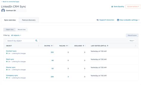 connect hubspot and linkedin sales navigator and business manager via crm sync