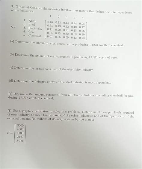 Solved 3 6 Points Consider The Following Input Output