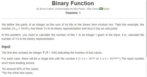 uri solution 1593 binary function solution in java ad hoc uri online judge solution