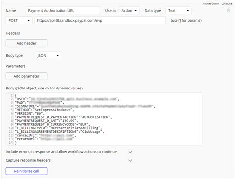 Bubble Api Connector Paypal Set Up The Payment Authorization Apis Bubble Forum