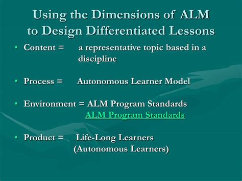PPT Differentiating Curriculum Using The Autonomous Leaner Model
