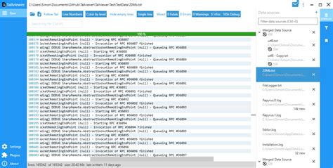 tailviewer is a free and active log file viewer for windows systems