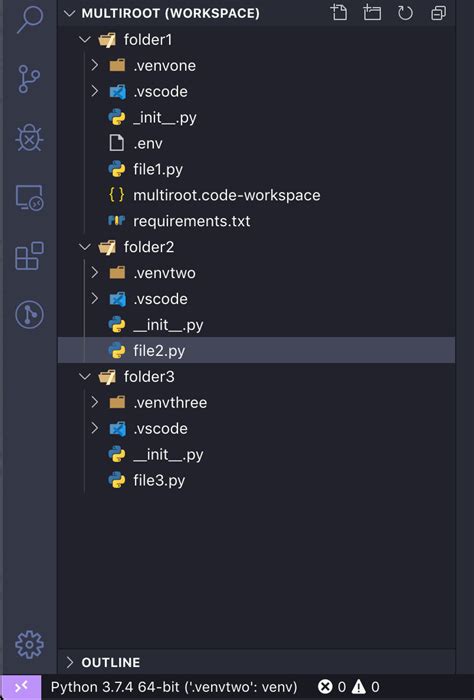Multi Workspace Doesn T Display Correct Python Interpreter If A File That S Open Is Different