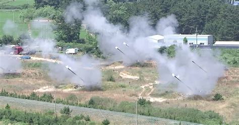 해병대 7년 만에 서북도서 포격 훈련한미 공군 공중훈련