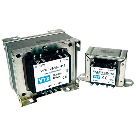Chassis Transformers Single Primary 230v Vigortronix Ltd