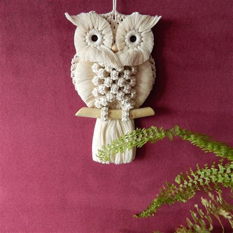 Macrame Owl Pattern Etsy