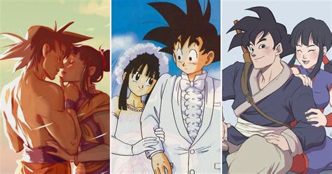 Dragon Ball 10 Fan Art Pictures Of Goku And Chi Chi That Are Totally