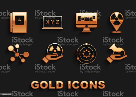 방사성 위치 테스트 튜브 및 플라스크 태양 광 시스템 분자 방정식 용액 전기 패널 및 Xyz 좌표 아이콘을 설정합니다 벡터 3차원 형태에 대한 스톡 벡터 아트 및 기타