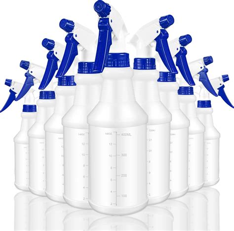 10 Pack Spray Bottles 16 Oz Empty Water Spray Bottles For