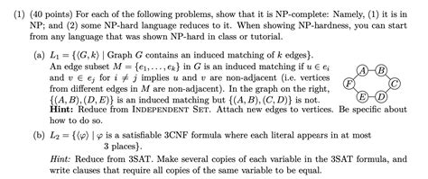Points For Each Of The Following Problems Chegg Com