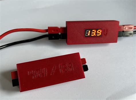 Inline Anderson Power Pole Volt Meter By G5dsg Download Free Stl Model