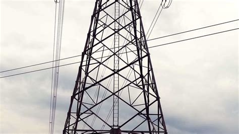 High Voltage Transmission Towers With Complex Steel Structures 18062287 Stock Video At Vecteezy