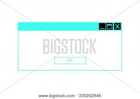 Neon System Message Vector Photo Free Trial Bigstock