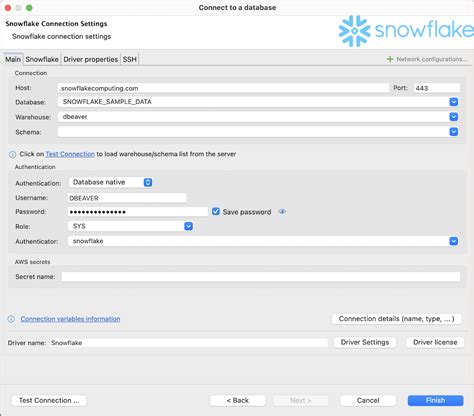 Snowflake Dbeaver Documentation