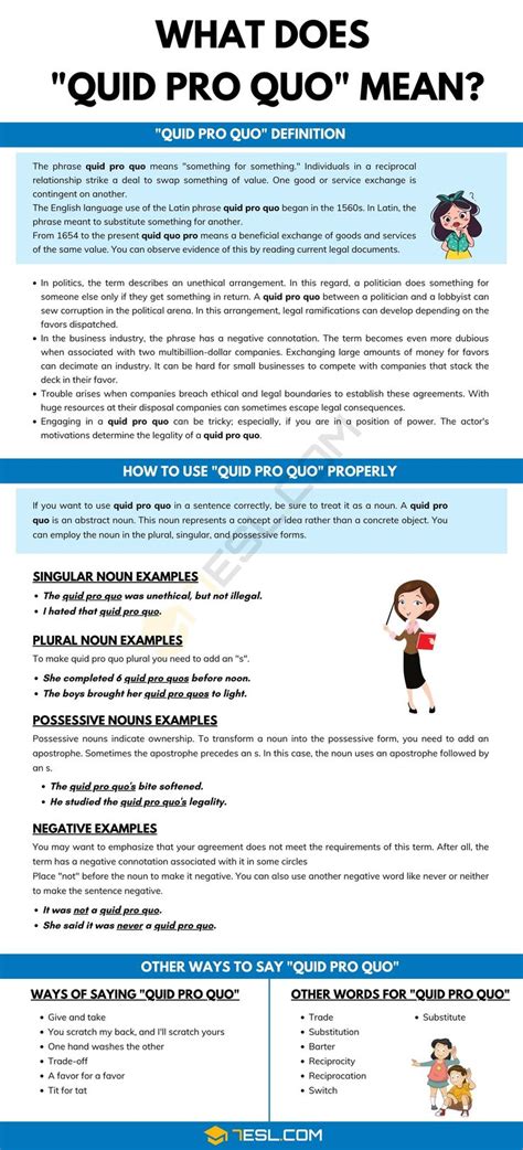 Quid Pro Quo What Does The Interesting Term Quid Pro Quo Mean