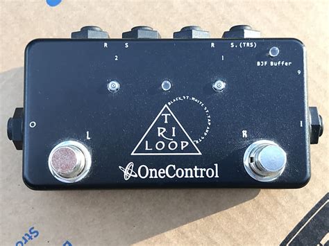 One Control Tri Loop Effects Switcher Compact Dual Switch Reverb