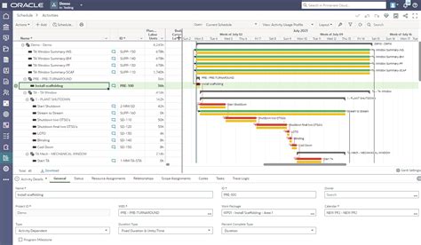 Oracle Primavera Cloud A High Level Schedule Preview