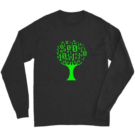 Binary Tree Computer Science Student Coding Web Long Sleeves Sold By Toladu Sku 379685027
