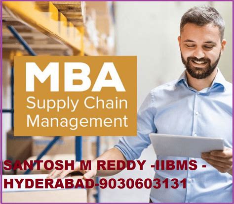 Santosh M Reddy On Linkedin Mba In Supply Chain Management Iibms