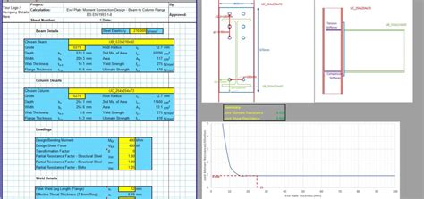 End Plate Connection Design Excel Spreadsheet CivilWeb Spreadsheets