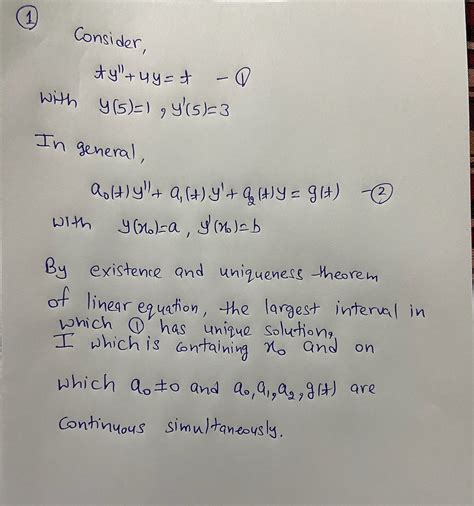 Answered Determine The Longest Interval In Which The Given Initial Value Problem Is Certain To