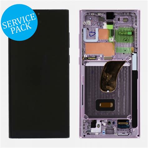 Lavender Samsung S Ultra G S OLED Display LCD Touch Screen Digitizer Assembly Frame