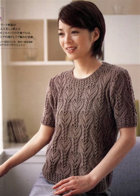 Подборка моделей из японских журналов с эффектными узорами Asha Вязание дизайн и романтика