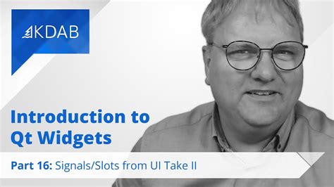 Introduction To Qt Widgets Part 16 Signalsslots From Ui Take Ii Youtube