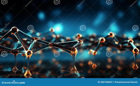 Hexagonal Neural Network Stock Illustration Illustration Of Digital