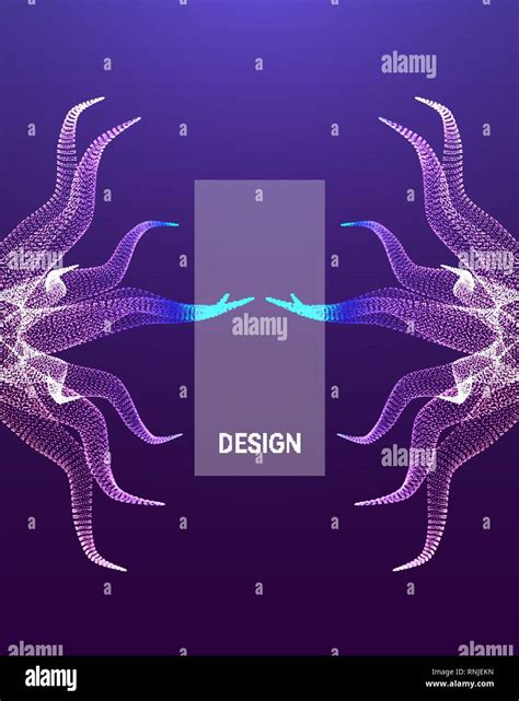 3d Connection Structure Futuristic Technology Style Abstract Design Vector Illustration For
