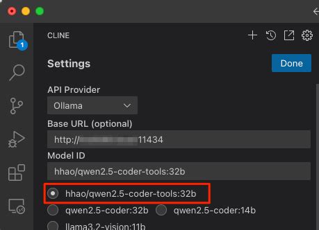 Qwen CoderをOllamaClineで試す