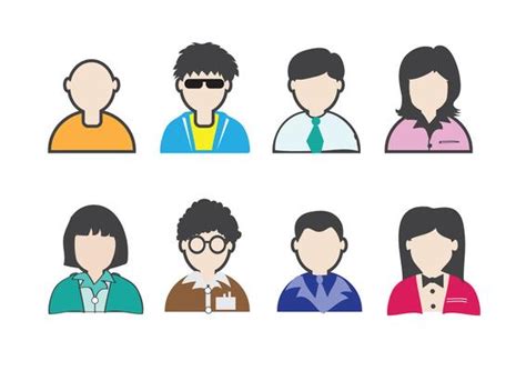 Unisex Avatar Vector Art Icons And Graphics For Free Download