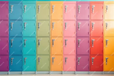 Assortedcolor Lockers Furniture Wall Organization Premium Ai