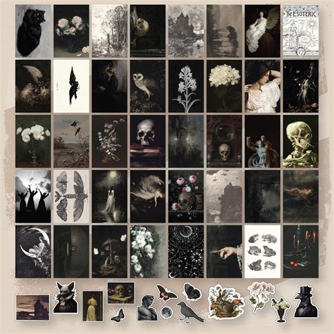 97 Decor Vintage Gothic Decor For Home 40 Pcs Gothic Wall