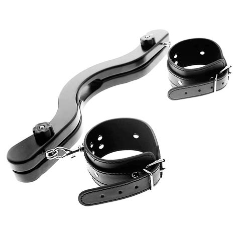 Chastity Humbler Testicle Ball Crusher Restraint Device Ankle Cuffs