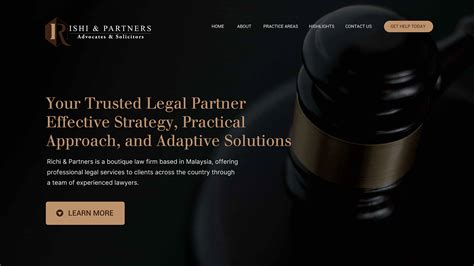 Web Design Portfolio Rishi And Partners