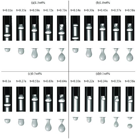 The Comparison Between The Experiment Results And Numerical Simulation Download Scientific