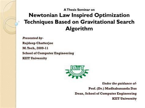 Pdf Newtonian Law Inspired Optimization Techniques Based On Gravitational Search Algorithm