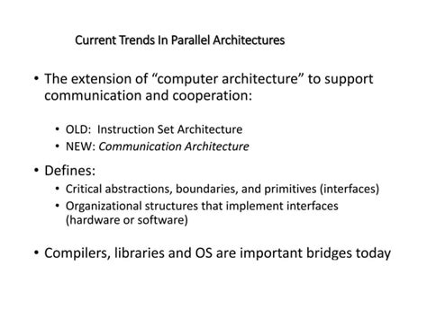 Floating Point Operations Memory Chip Organization Serial Bus Architecture Parallel