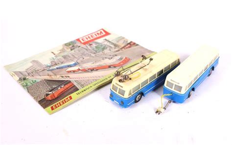 Eheim H Model Train Vehicles Trolleybus With Trailer And