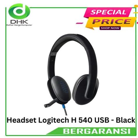 Jual Headset Logitech H Usb Black Jakarta Pusat Daftar Harga Komputer Tokopedia