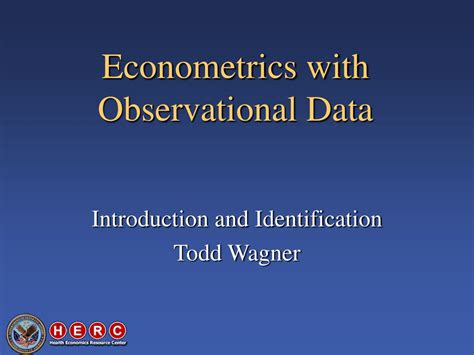 Ppt Econometrics With Observational Data Powerpoint Presentation Free Download Id 506939