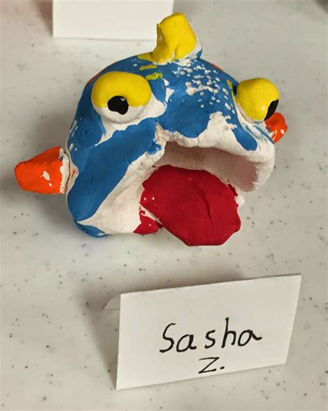 Thomas Elementary Art 1st Grade Pinch Pot Faces
