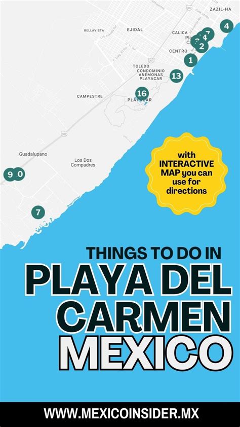 32 Things To Do In Playa Del Carmen Mexico With Interactive Map