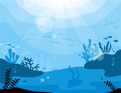 시원한 여름 바닷속 일러스트 03 유토이미지 상세페이지 베이직샵 일러스트 22072640