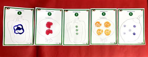 Fruits And Vegetable Activity Vegetable Printing Math Activity