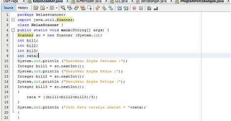Tugas V Class Input Dari Keyboard Pemrograman Berorientasi Objek Java