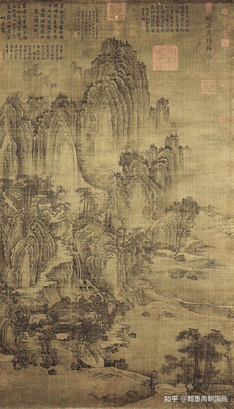 大山大水开图千里全景式山水画荆浩匡庐图 知乎