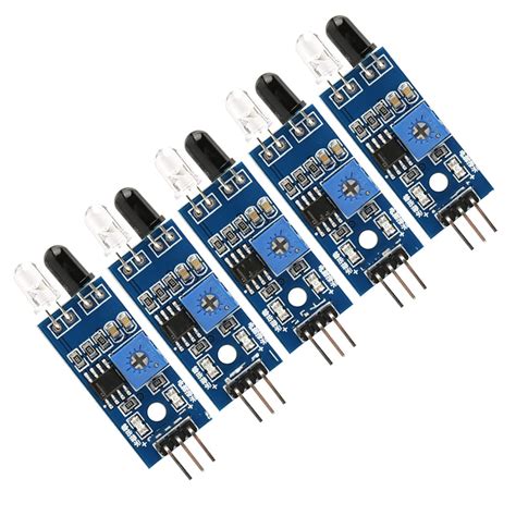 Ir 5 Pack Ir Infrared Obstacle Avoidance Sensor Module 5pcs Ir Infrared Obstacle Avoidance